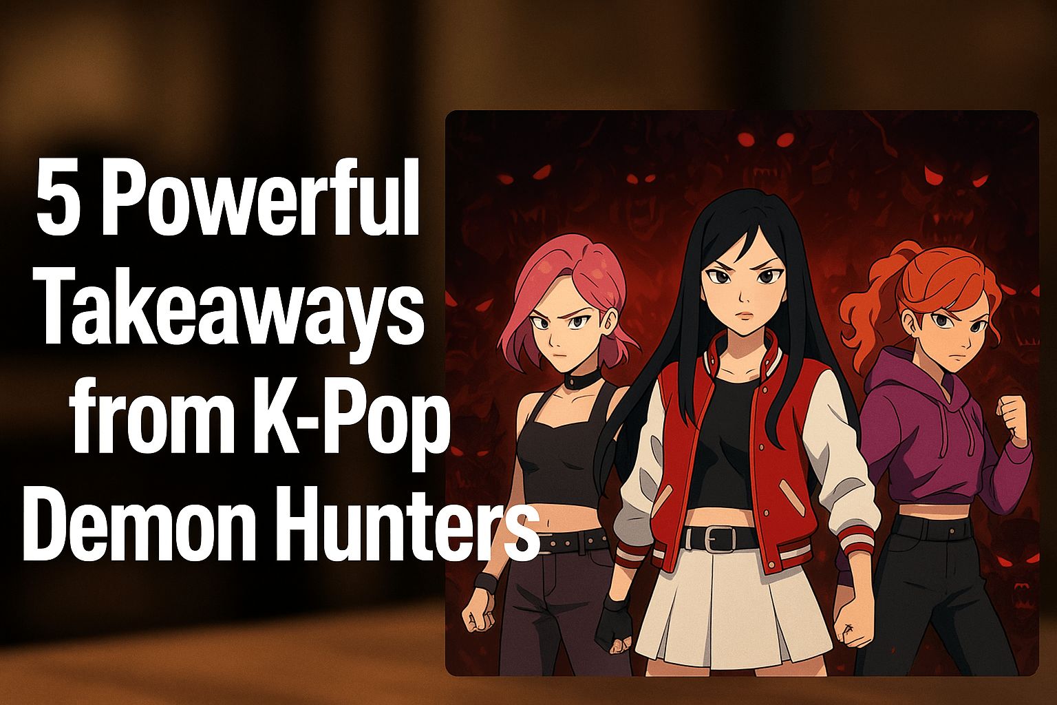 Kpop Demon Hunter 7 Powerful Lessons : Skills for Success in Work and ...